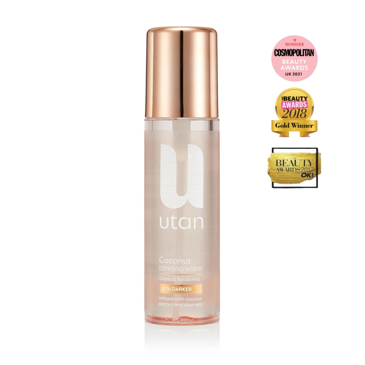 utan award winning Coconut Tanning Water